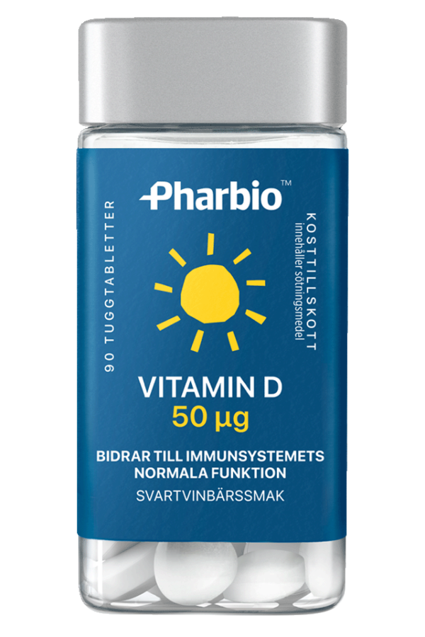 Vitamin D 50 µg - Kosttillskott D-Vitamin | Pharbio